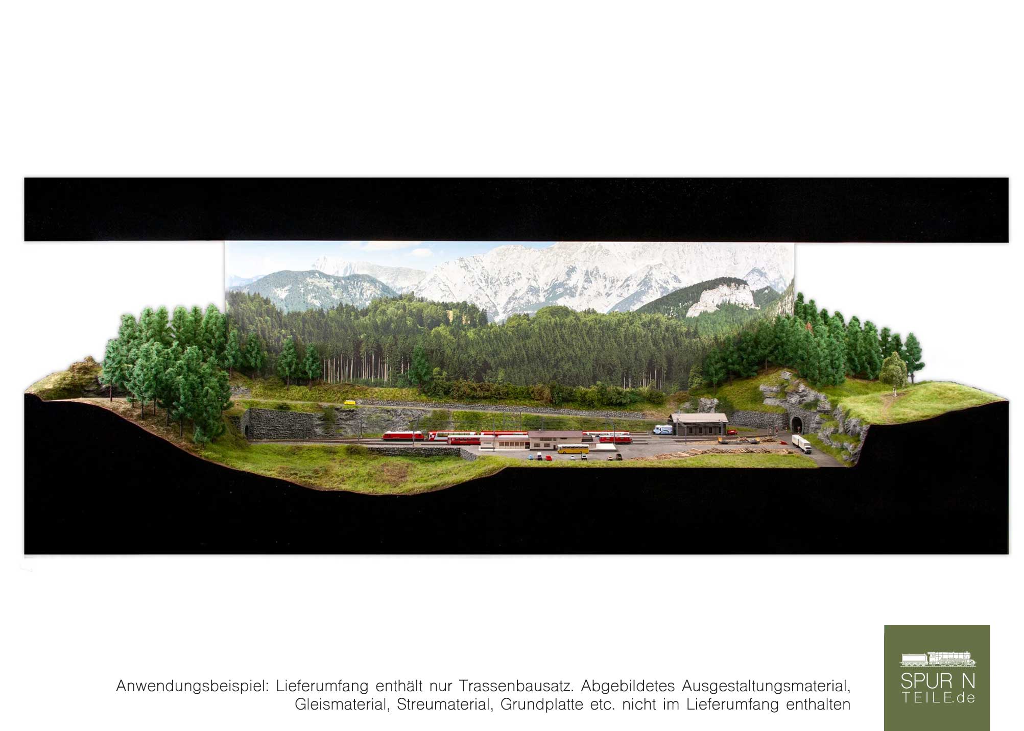 Spur-N-Teile.de - Der Spur-N-Spezialist - Noch - 53705 - Easy-Track Trassenbausatz „Albulabahn“